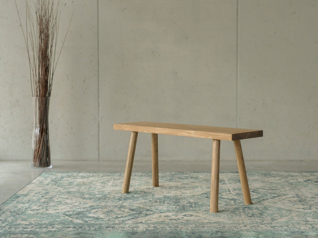 Japandi Entryway Bench, Japandi Bench, Minimalist Entryway Bench ...