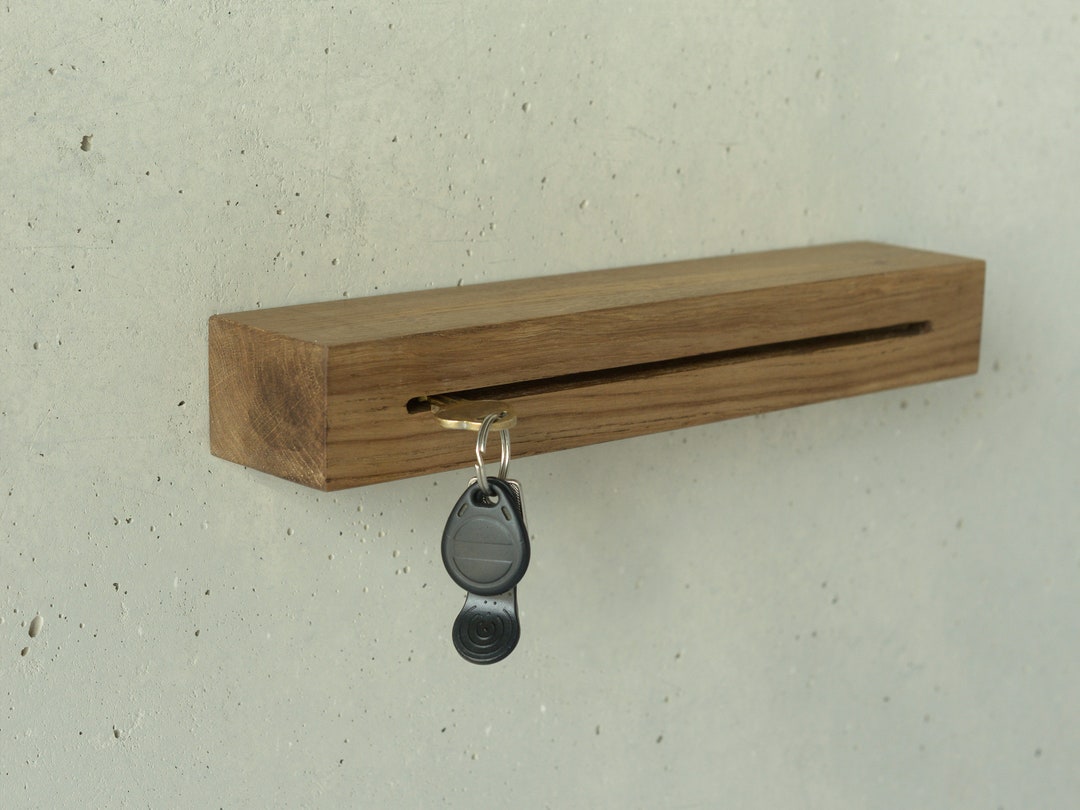 Key Hanger With Shelf, Wooden Key Hanger, Wood Key Hanger, Entryway Key ...