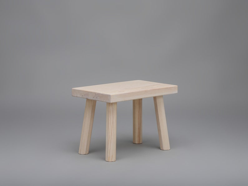 White Wooden Bench Small Wood Bench White Step Stool Wooden - Etsy