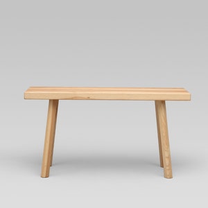 Solid Wood Bench Indoor Natural Wood Bench Indoor Backless - Etsy