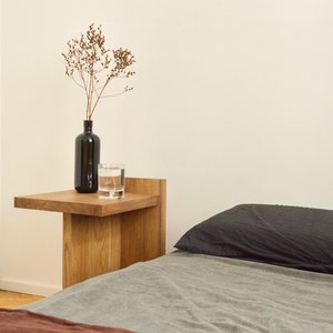 Scandinavian Bedside Table, Scandi Style Bedside Table, Small Wooden ...