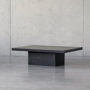 Low Sitting Coffee Table, Small Low Profile Coffee Table, Low Square ...