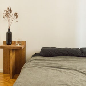 Scandinavian Bedside Table, Scandi Style Bedside Table, Small Wooden ...