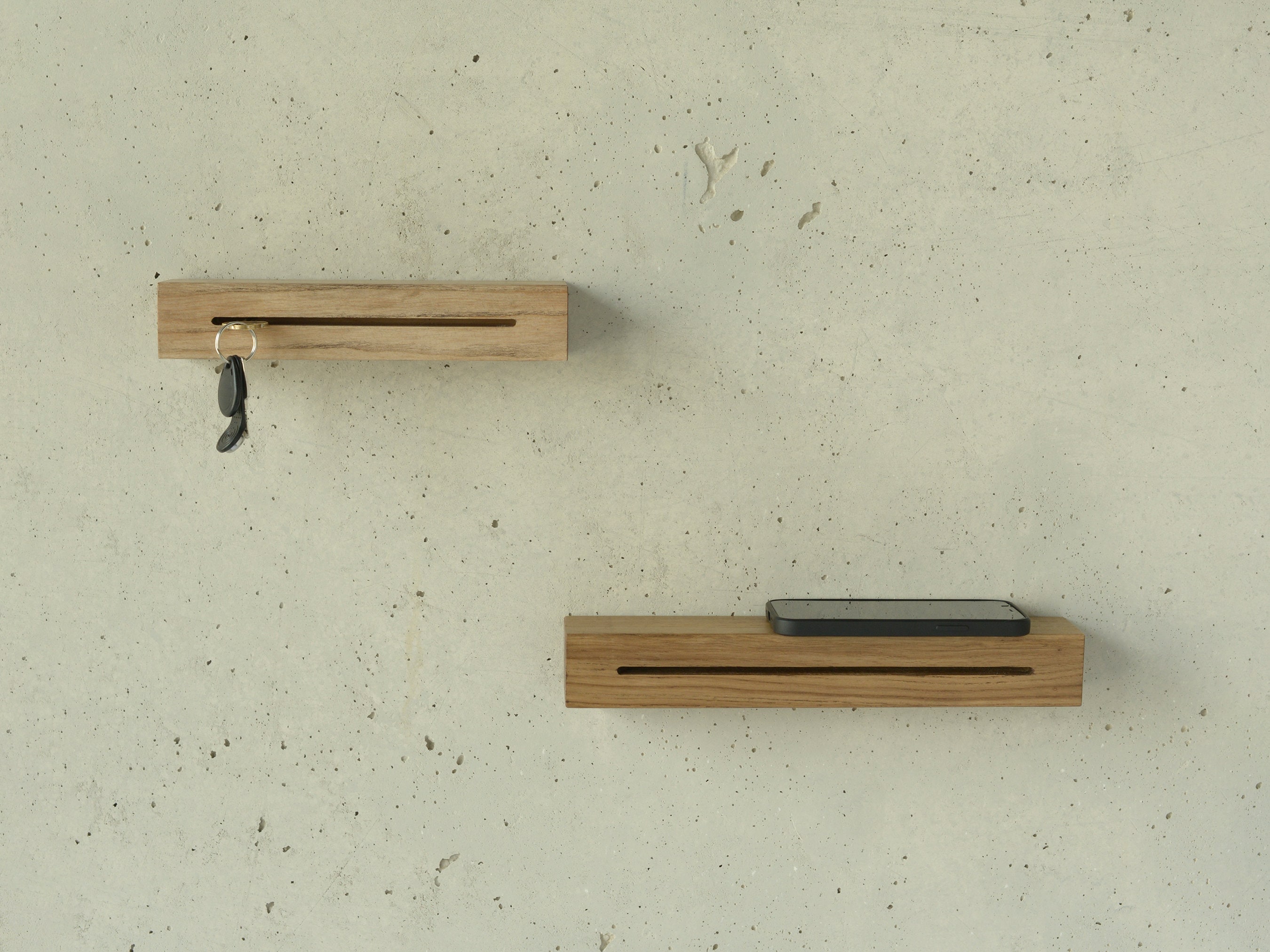 Key Hanger Key Holder Small Wooden Shelf Oak Shelf for - Etsy