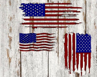 Distressed flag | Etsy