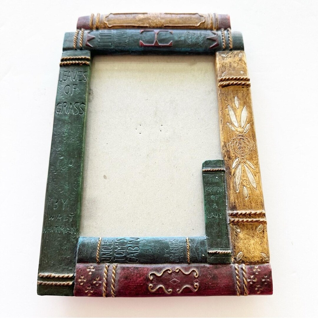Vintage Old Classic Books Library 4x6 Picture Frame - Etsy
