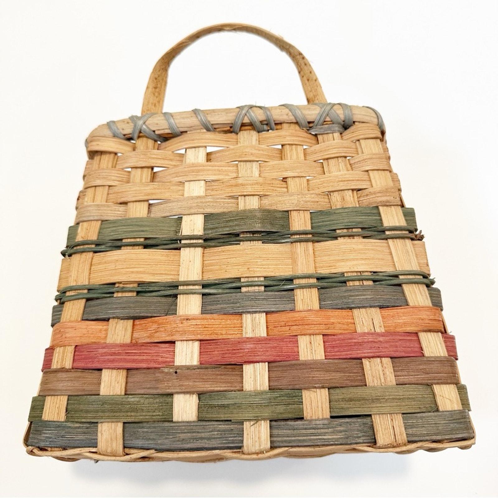 Vintage Cottagecore Cottage Multi-color Woven Braided Heart Wall ...