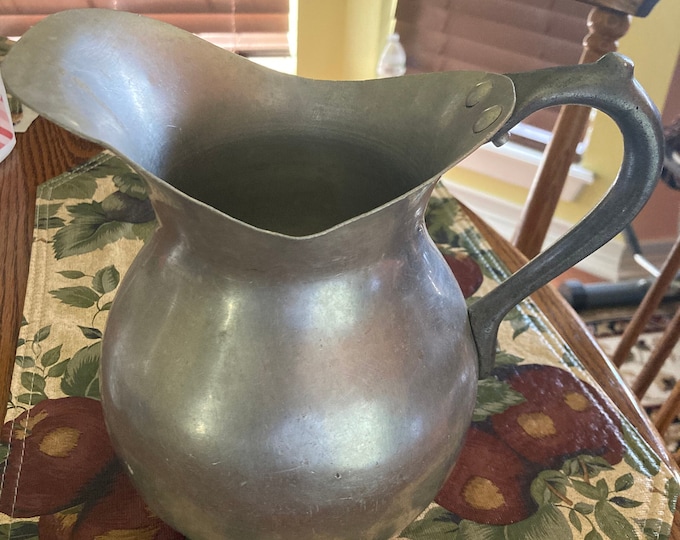 Antique Silver Pitcher. Rare Find Serving Pitcher. Collectible Pitcher ...