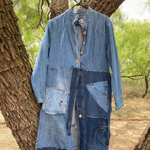Denim Duster - Etsy