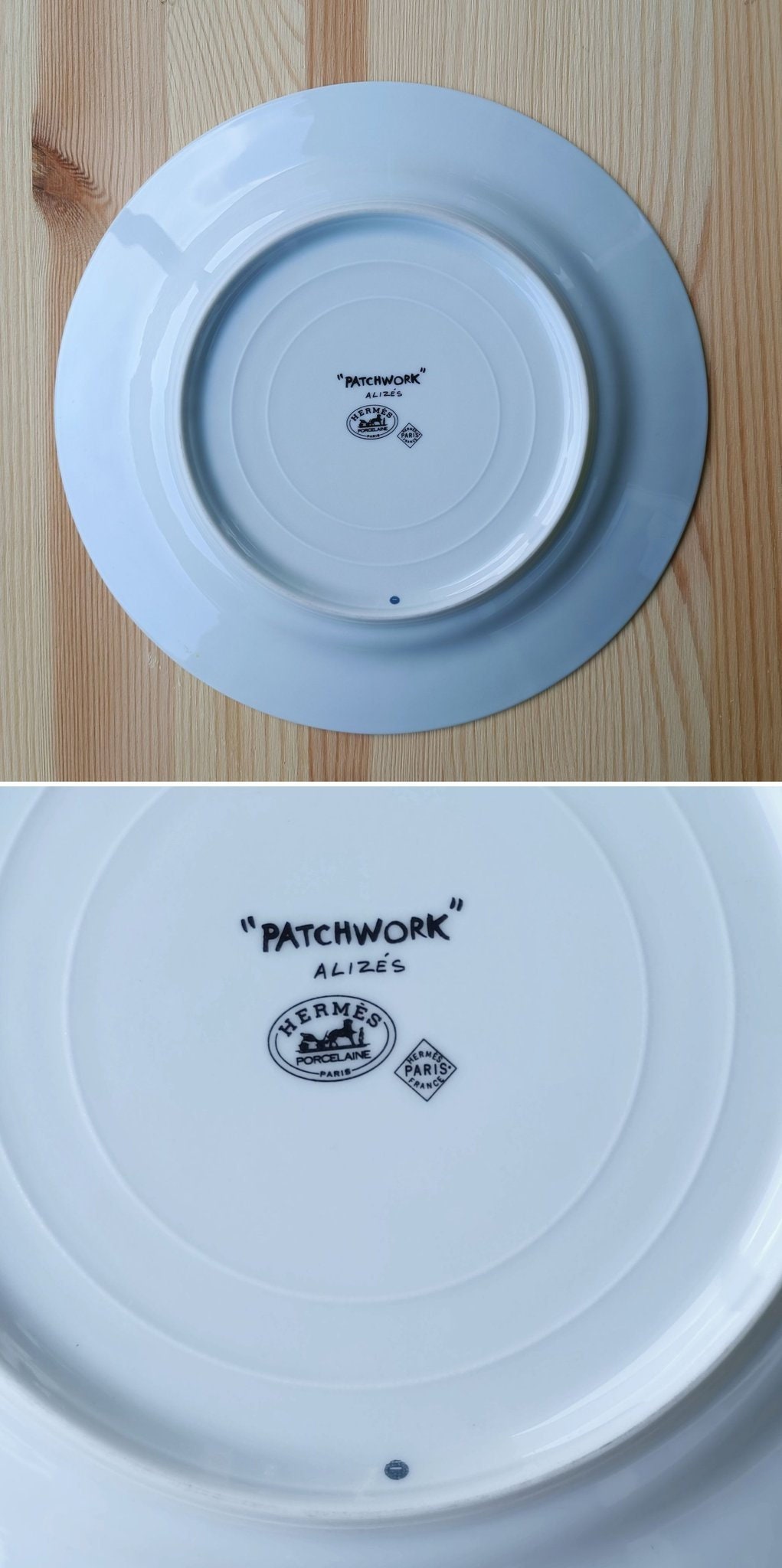 Hermès Plate Patchwork Alizés Paris France Porcelain 21 Cm - Etsy