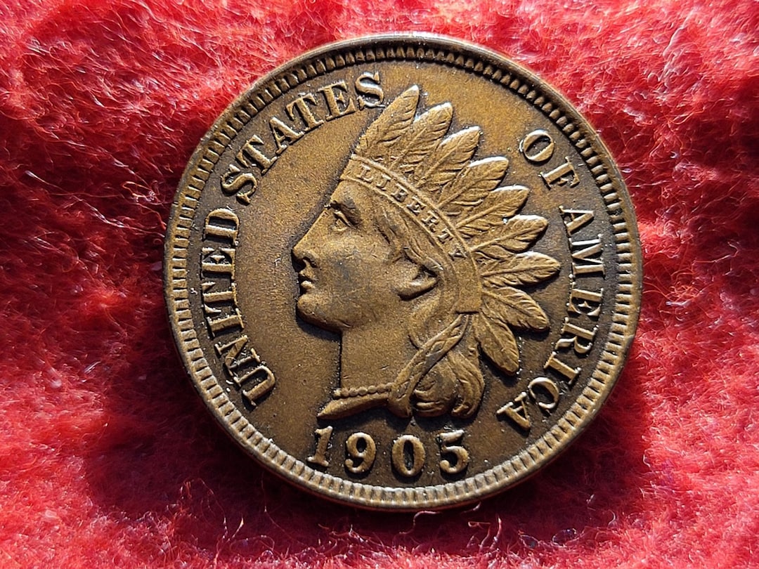 One Cent Indian Head 1905 USA - Etsy