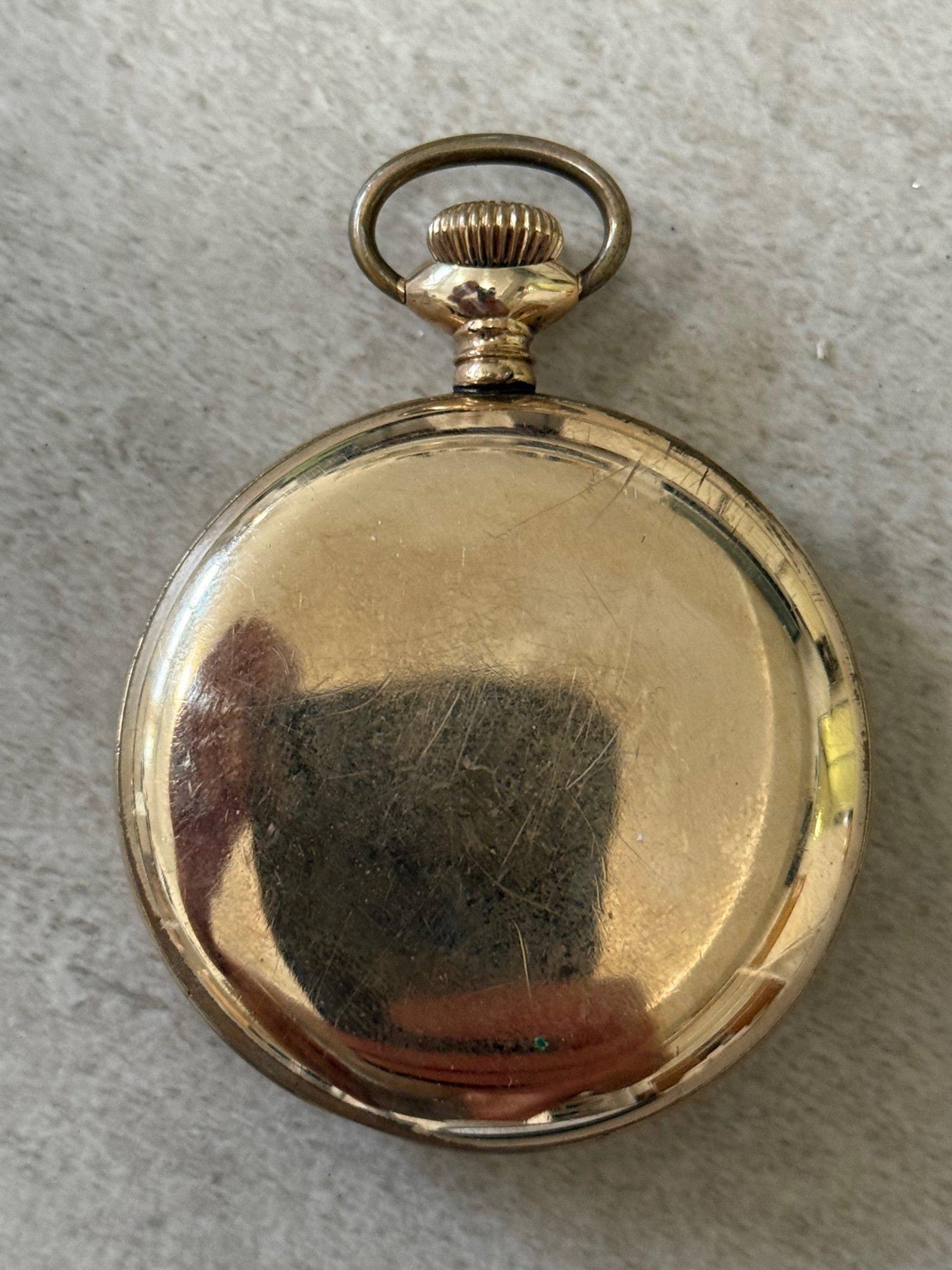 Waltham Gilded Pocket Watch - Etsy