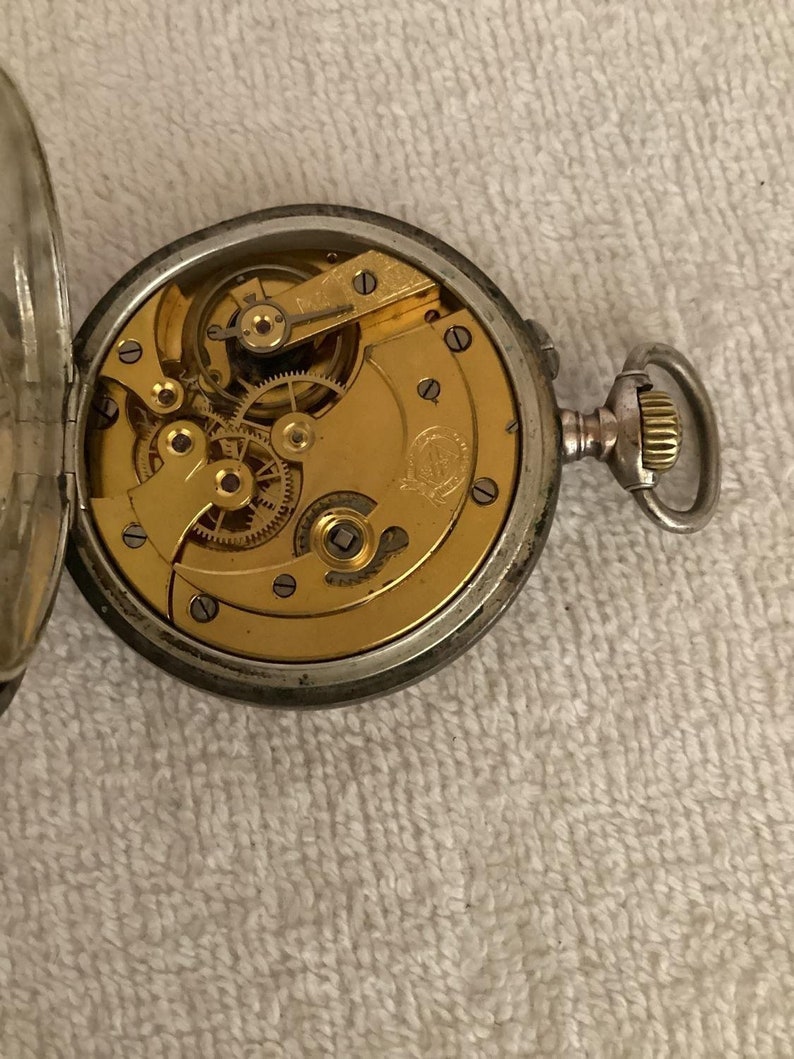 Billodes Silver Pocket Watch - Etsy