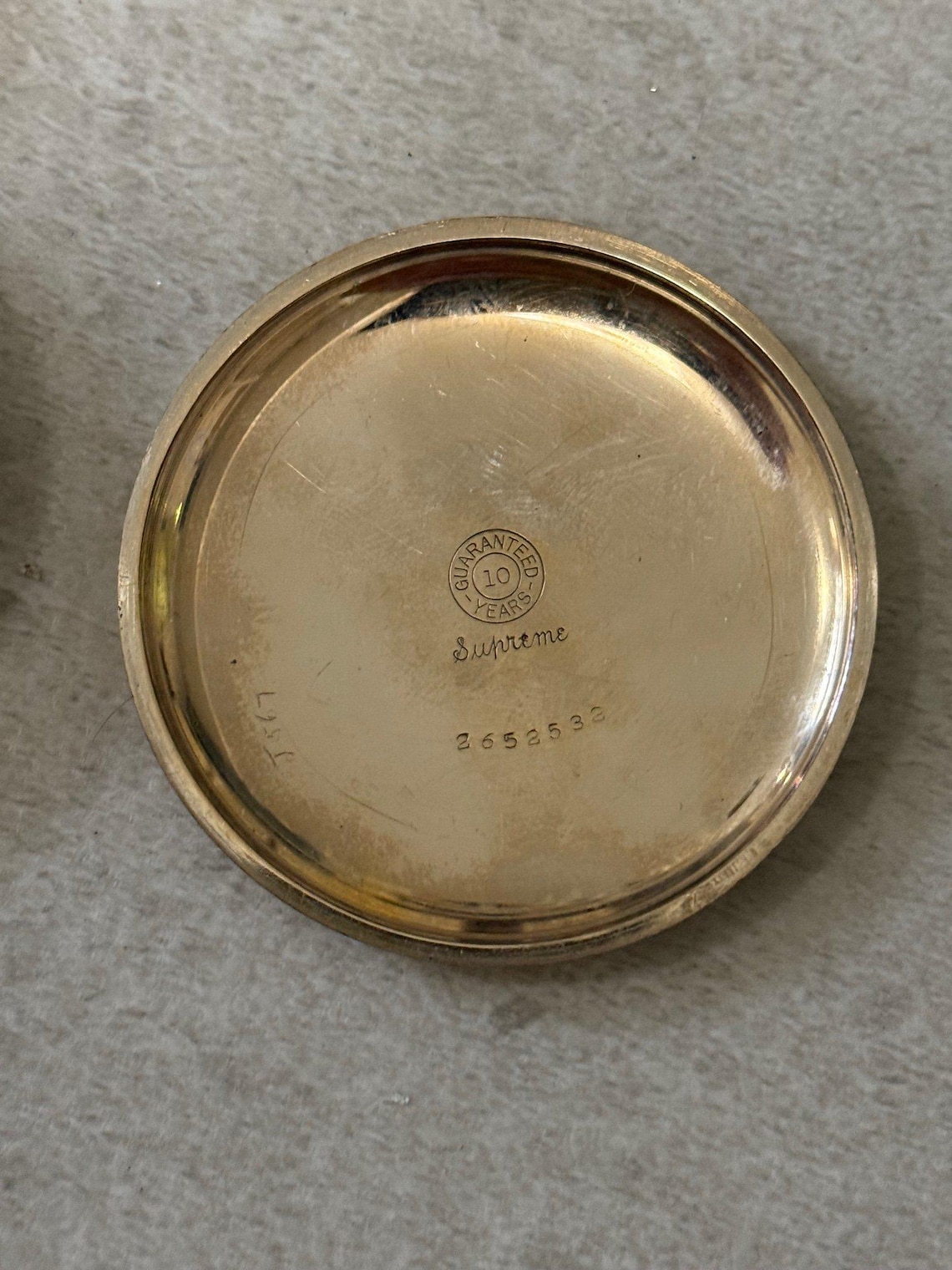 Waltham Gilded Pocket Watch - Etsy