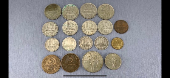 Soviet Union Coins - Etsy