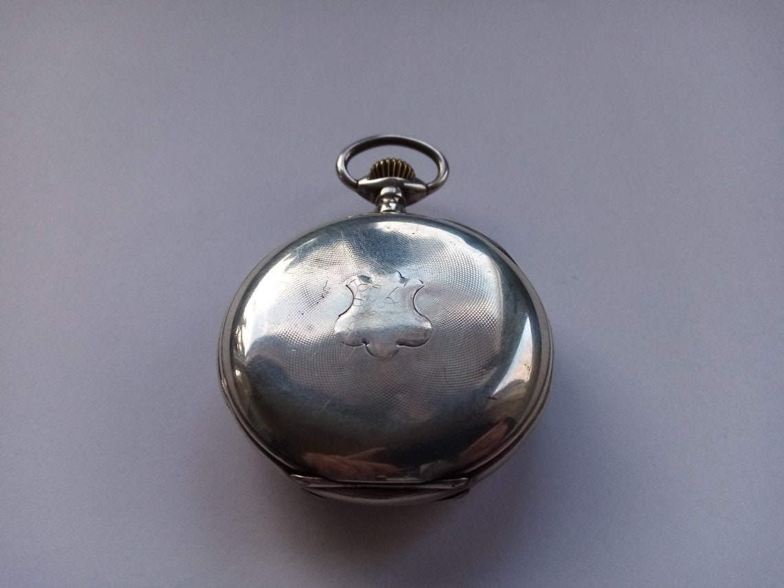 Billodes Silver Pocket Watch - Etsy