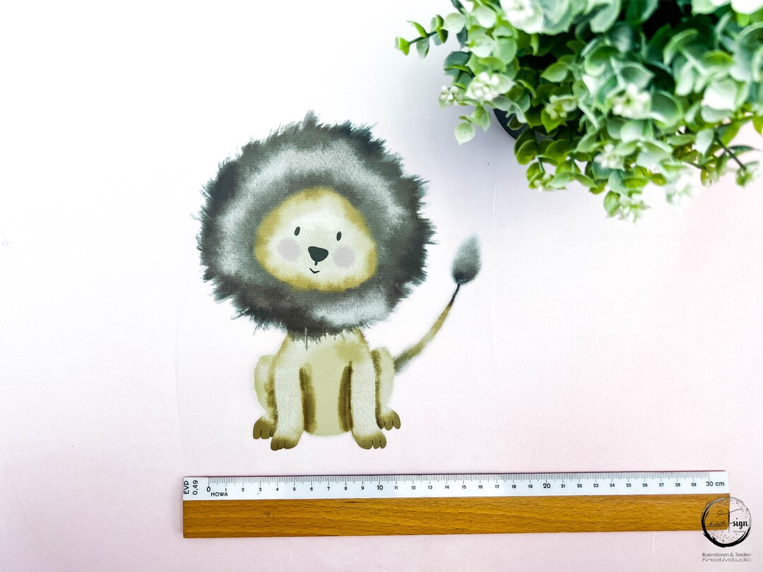 Large Ironing Image lion Safari / Lion - Etsy