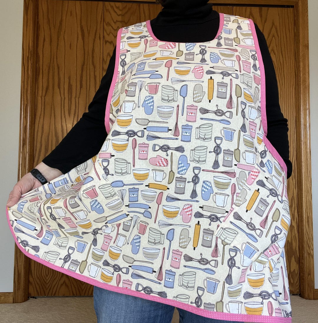 Crossback Apron; Cross Back Apron; No Tie Apron; Large Apron; XL Apron ...