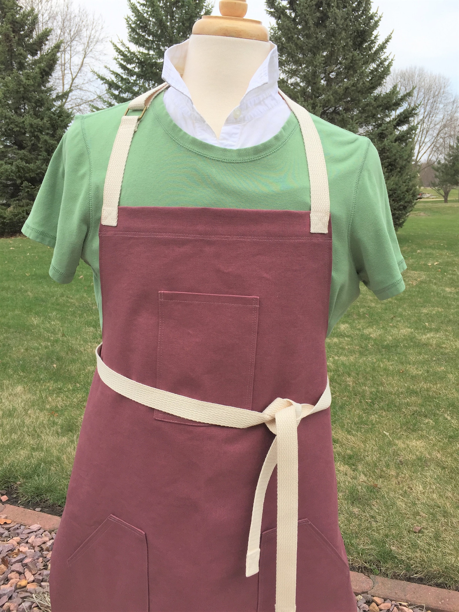 Apron Industrial Apron Canvas Apron Barista Chef Apron XL Apron XXL ...