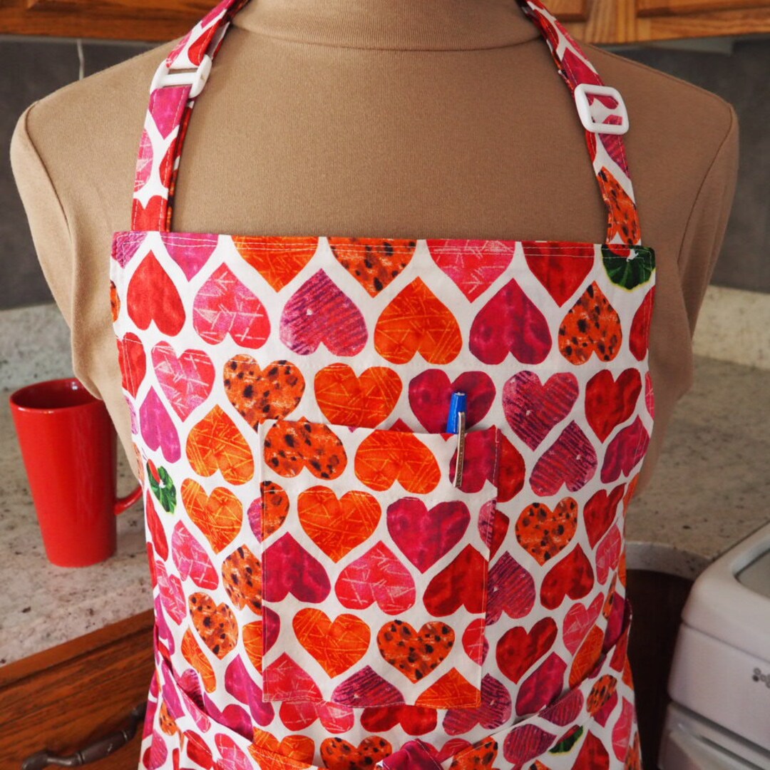 Apron for Women; Handmade Apron; Apron With Pockets; Tie Apron ...