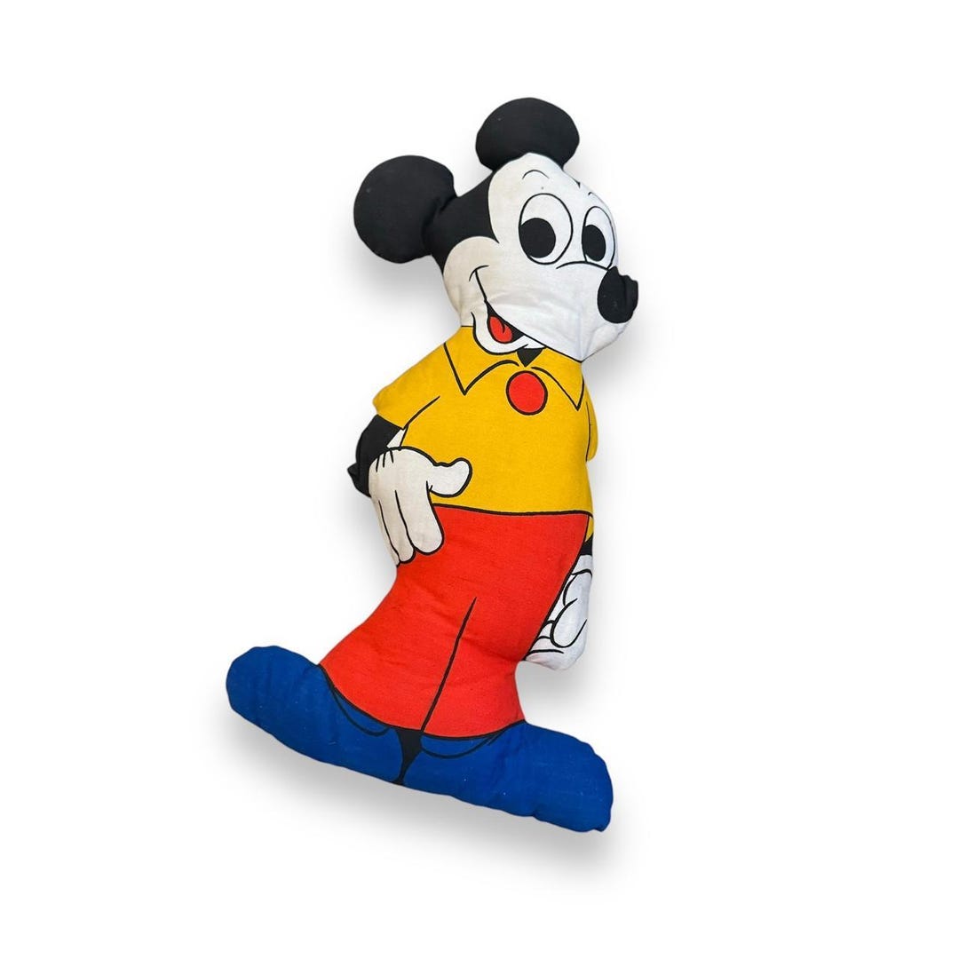 Plush Mickey Mouse 2D Pillow - Etsy