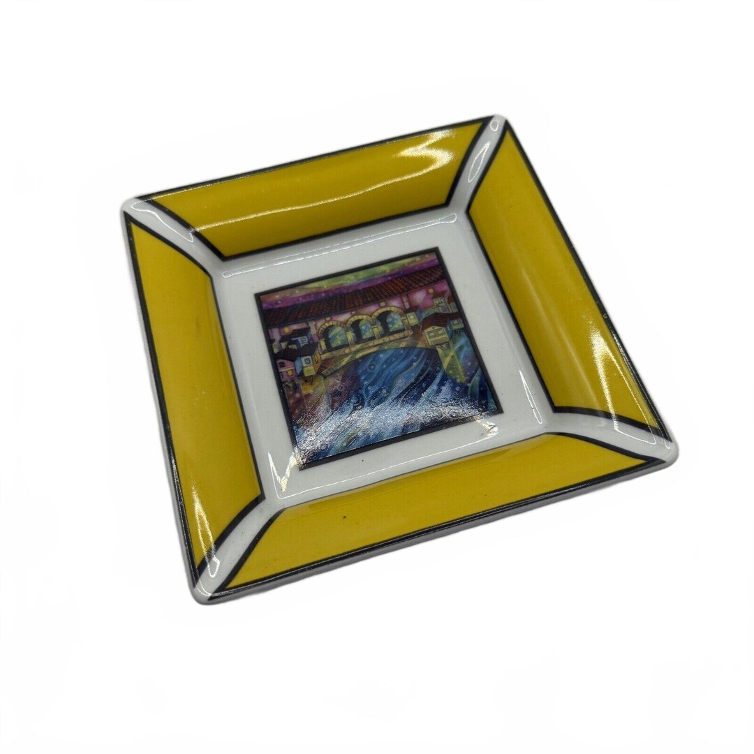Tuscany Treehouse Square Plate - Etsy