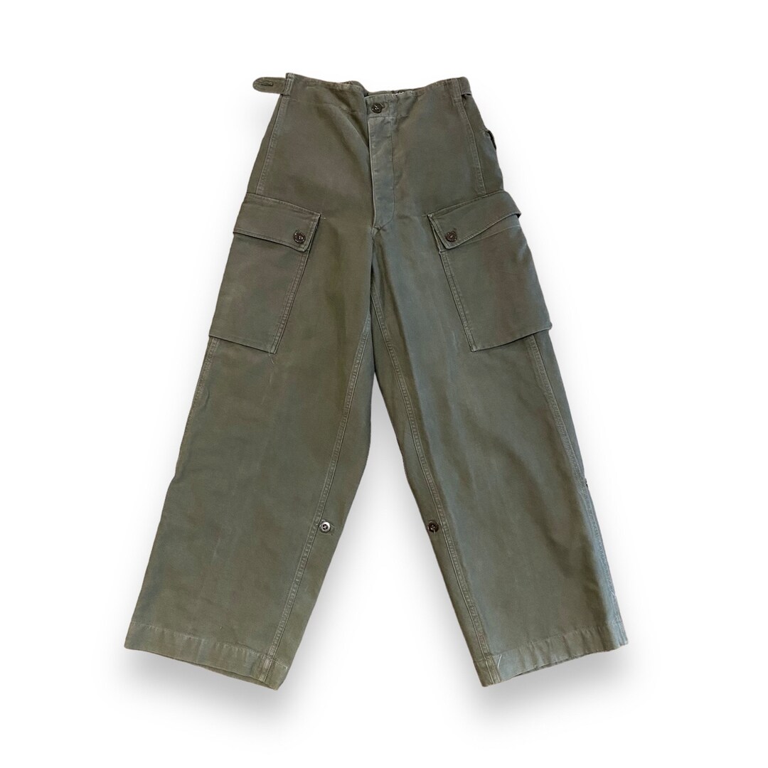 Vintage 1950s Authentic Dutch Military Cargo Pants - Etsy