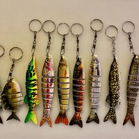 Fishing Lure Keychain - Etsy