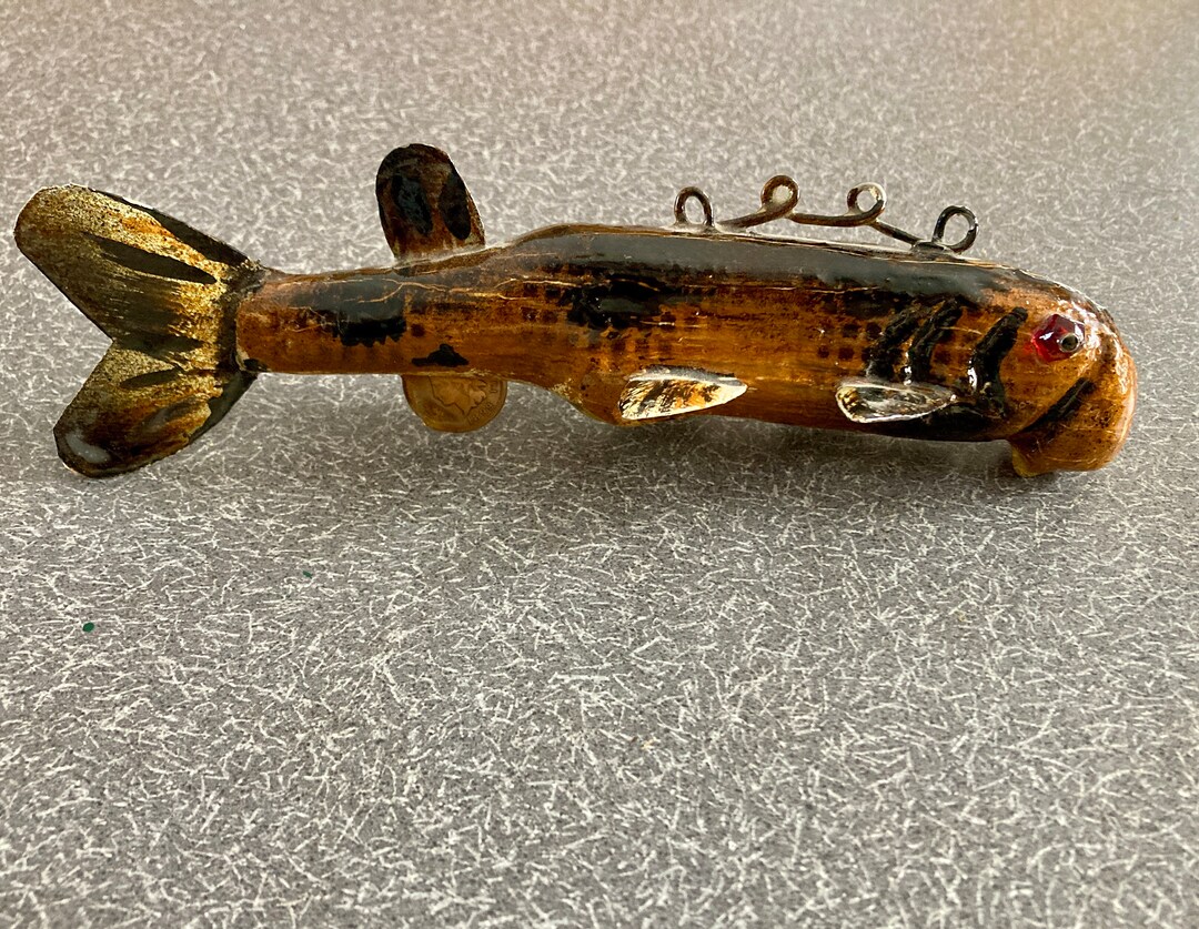 Sucker Fish Decoy by Rick Livermore Indian Head Penny Fin - Etsy