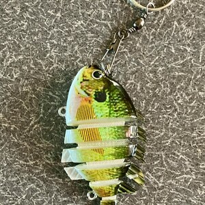 Fishing Lure Keychains or Backpack Hangers Jointed - Etsy