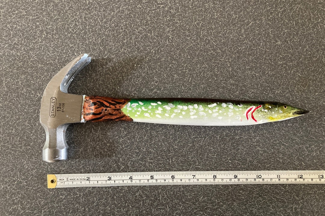 Hammer Handle Northern Pike Fish by Rick Livermore - Etsy