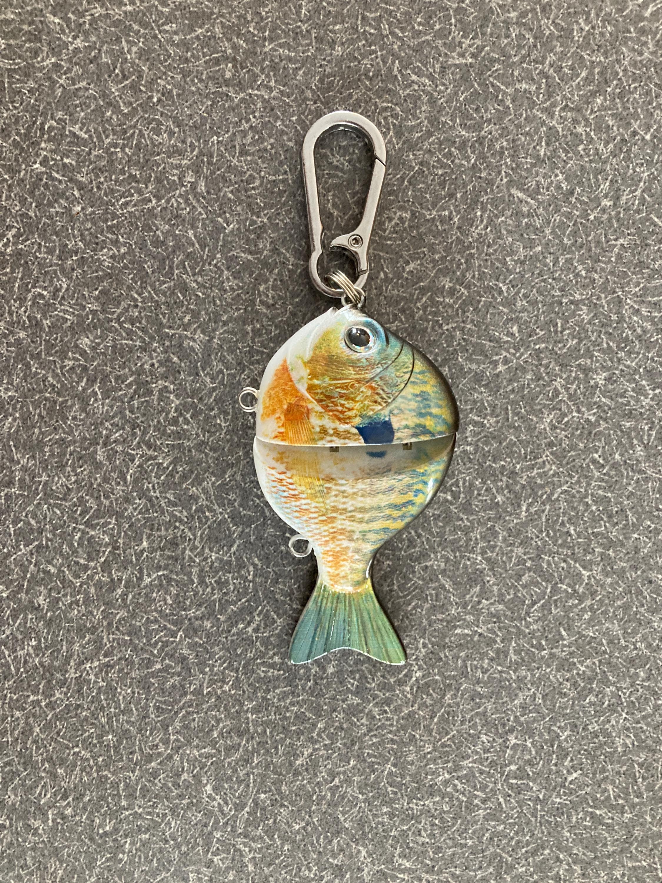 Sunfish Keychain or Backpack Hanger Jointed Swim Bait - Etsy