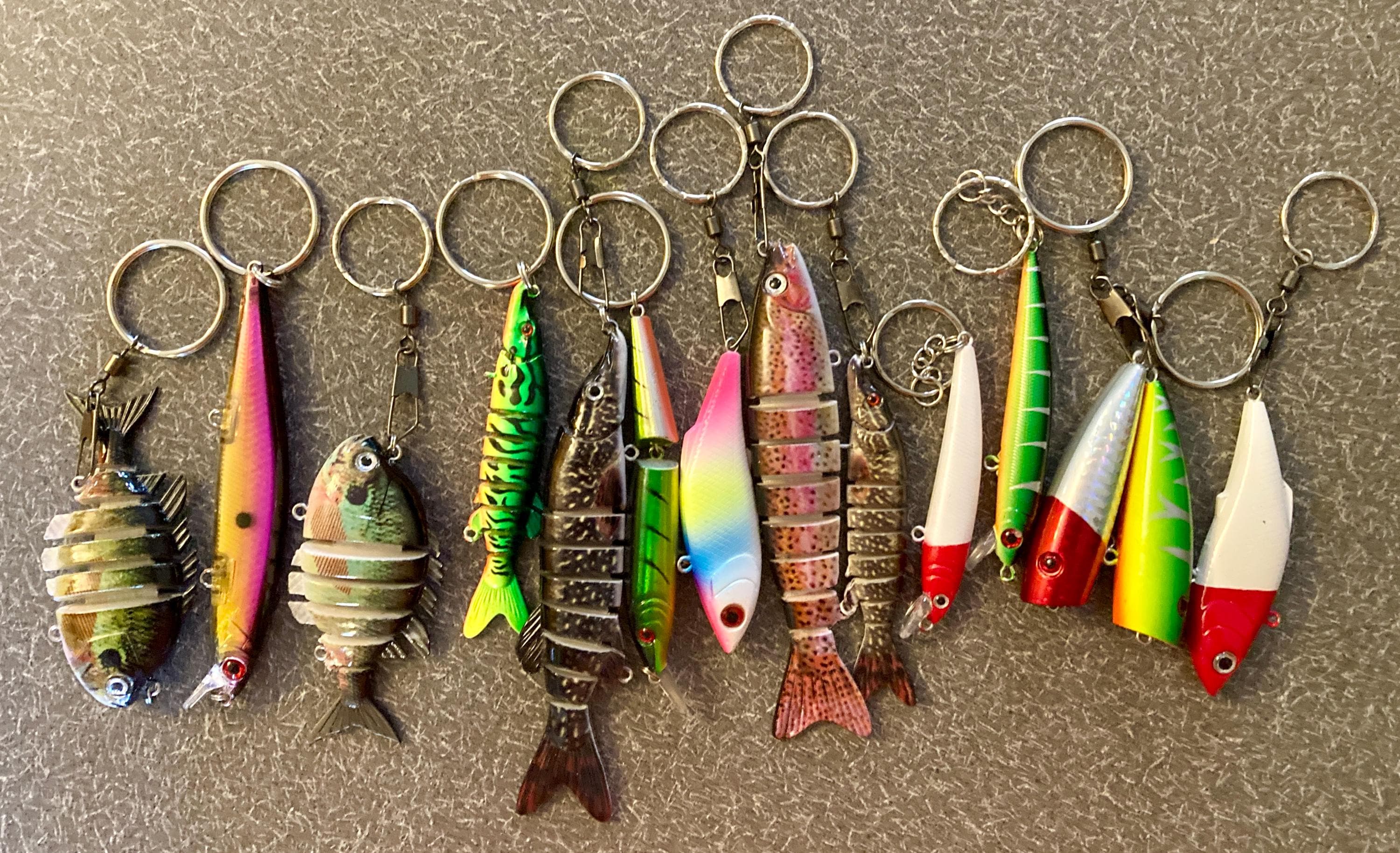 Fishing Lure Keychains or Backpack Hangers - Etsy