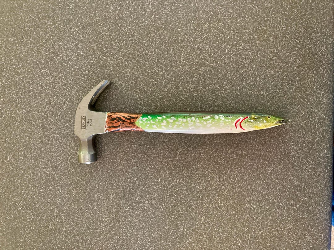 Hammer Handle Northern Pike Fish by Rick Livermore - Etsy