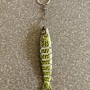 Fishing Lure Keychains or Backpack Hangers Jointed - Etsy