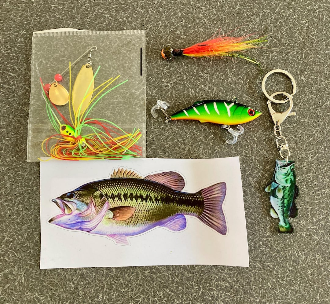 Men's Largemouth Bass Fishing Gift Set - Etsy