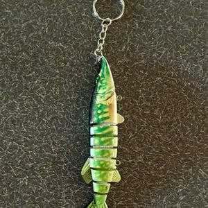 Fishing Lure Keychains or Backpack Hangers Jointed - Etsy