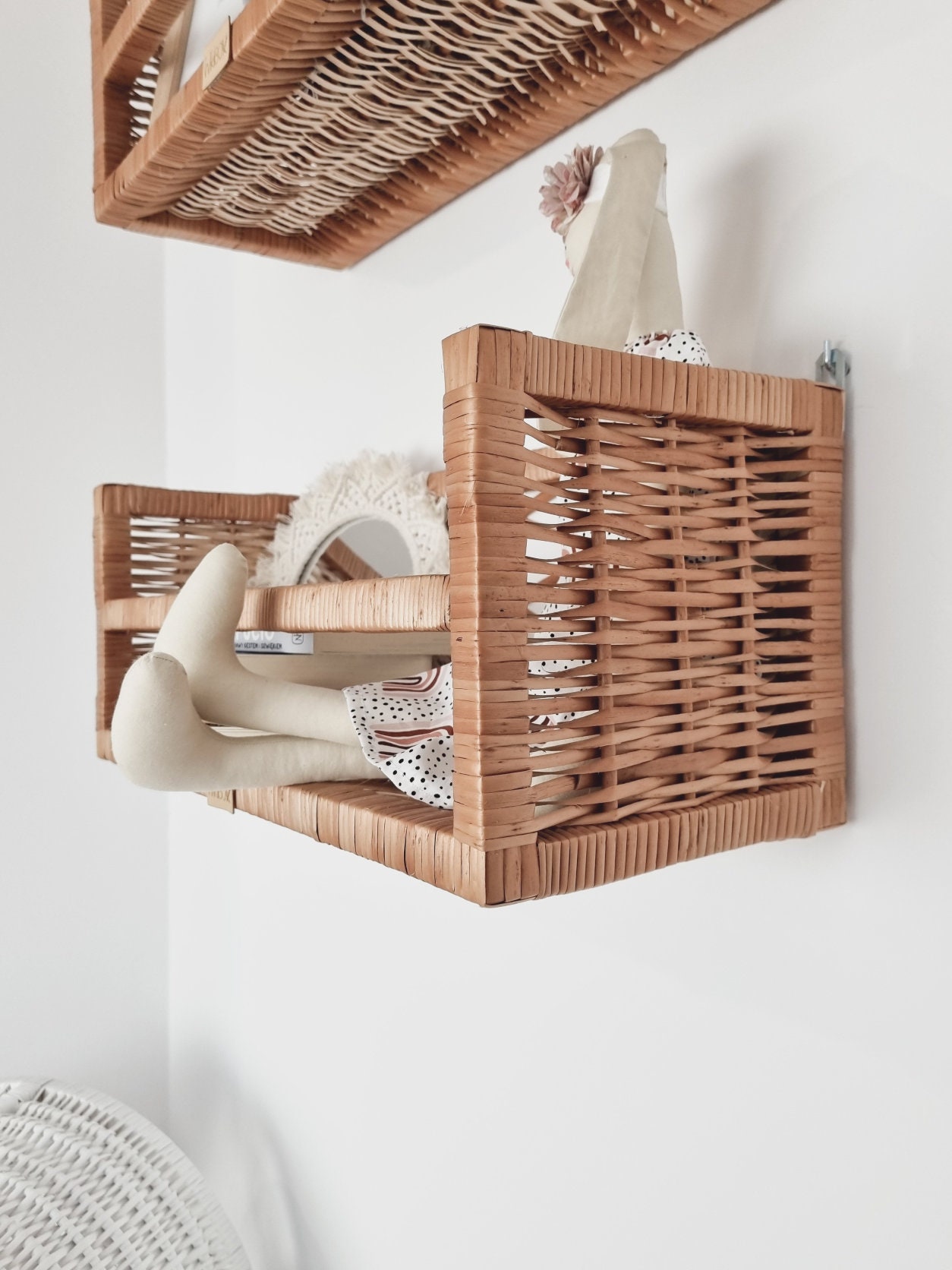 Wiklibox Rectangular NATURAL Wicker Wall Cabinet 1pc - Etsy