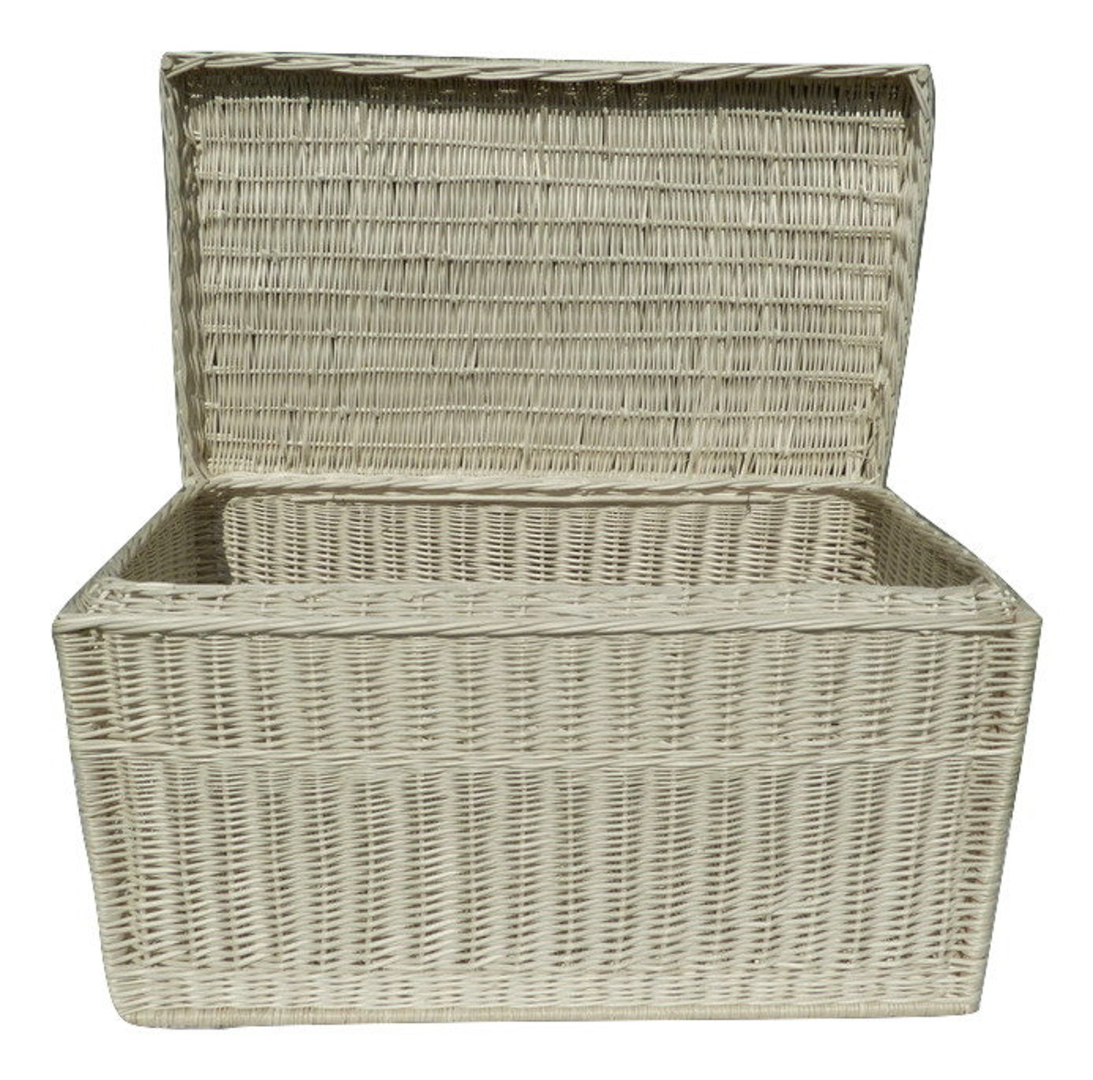 Wiklibox Wicker Chest in ECRU creamy Color. Unpainted Many - Etsy