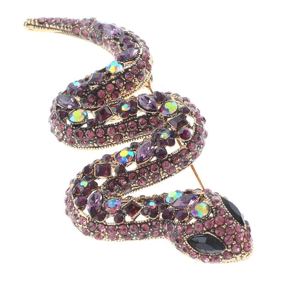 Snake Brooch - Etsy