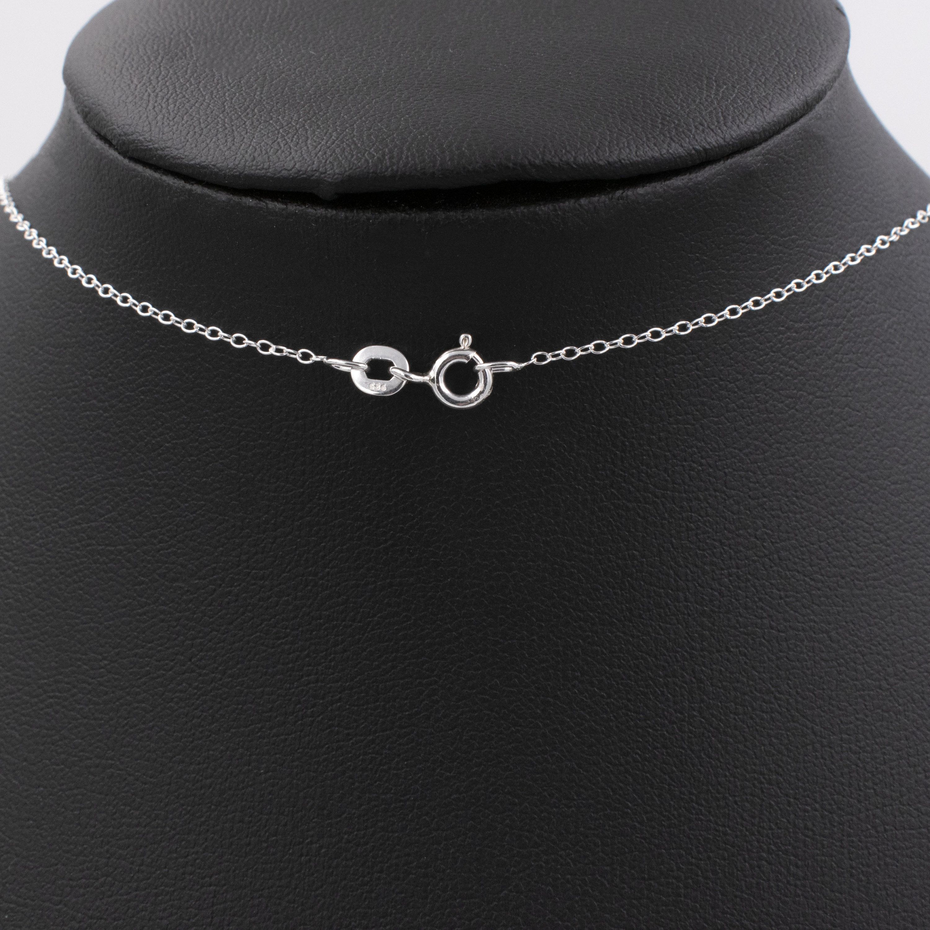 Sterling Silver Breast Cancer Awareness Ribbon Necklace With Pink ...