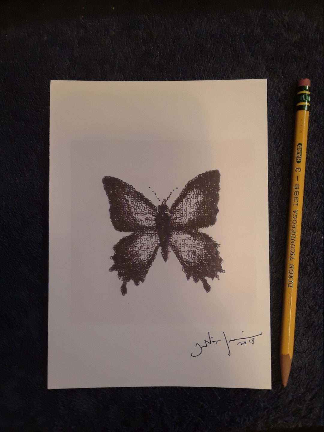 Print- "papilio Ulysses" 2018 by Jeff Harrison - Etsy