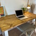 Rustic Desk for Home Office Desk Hairpin Legs Steel Legs Reclaimed Desk ...