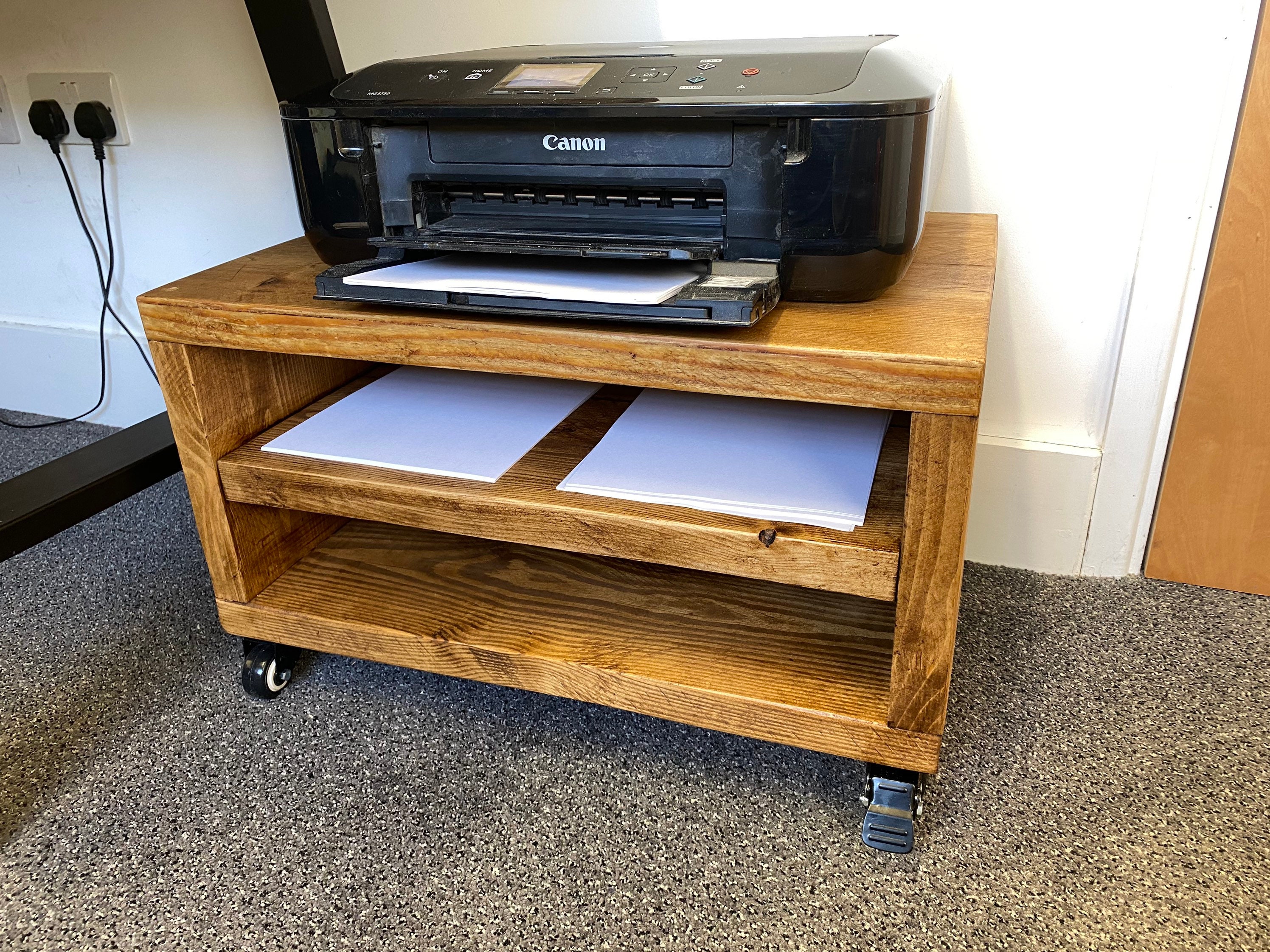 Printer Stand Paper Storage Office Storage Office - Etsy