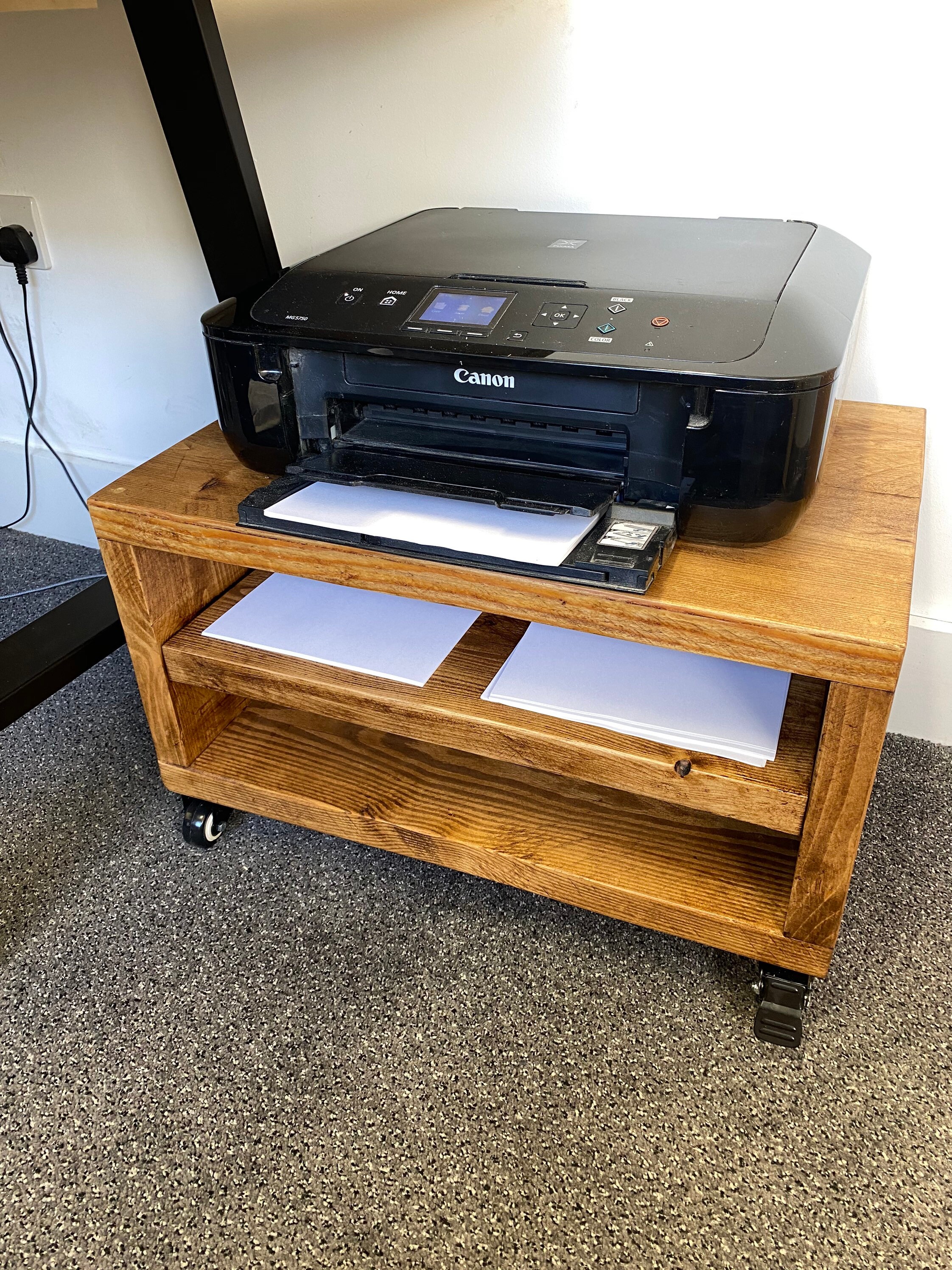 Printer Stand Paper Storage Office Storage Office - Etsy