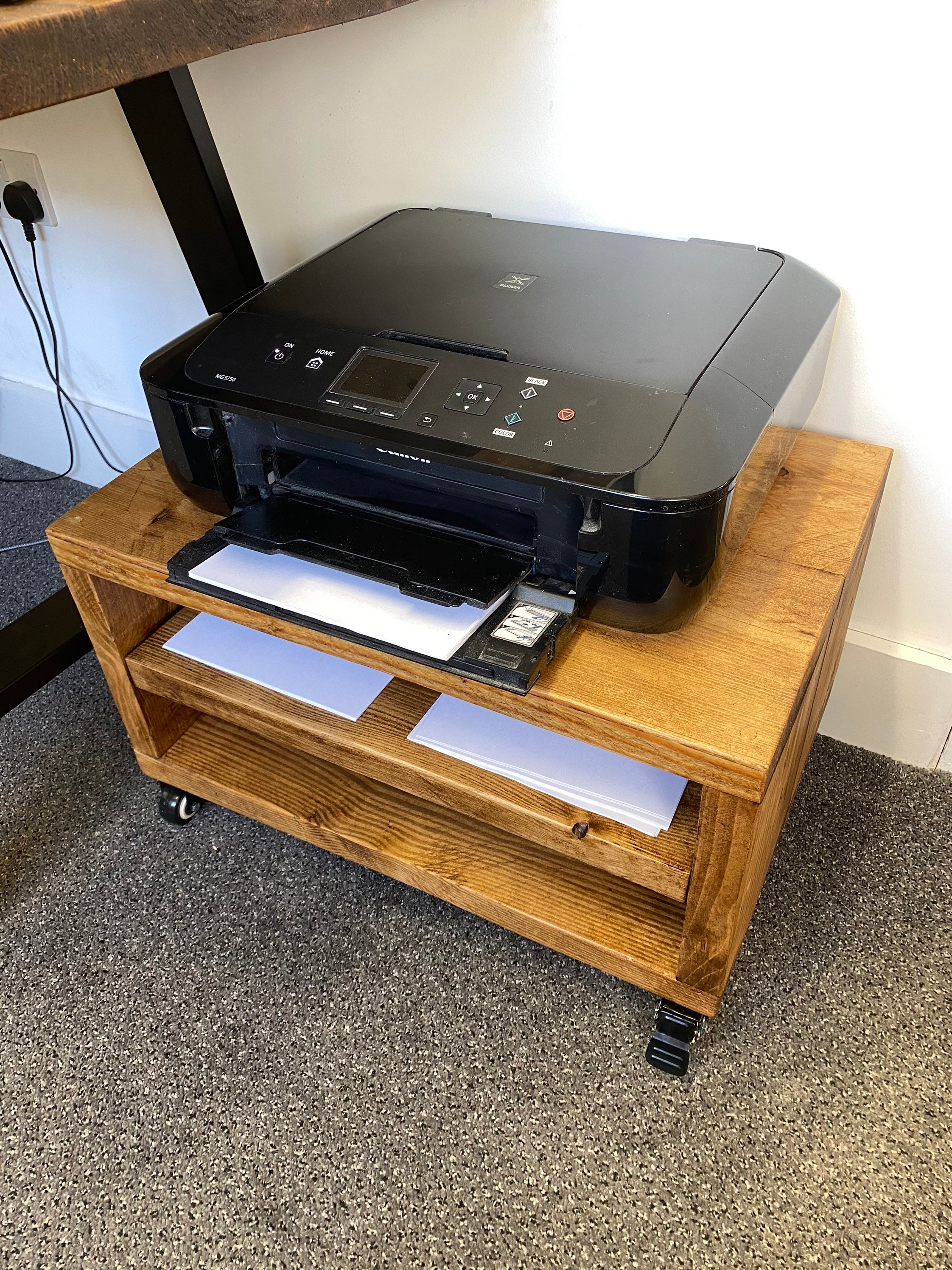 Printer Stand Paper Storage Office Storage Office - Etsy