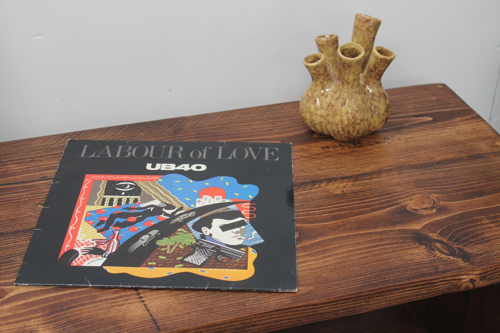 Record Player Unit Tudor Oak Record Stand Media Unit - Etsy