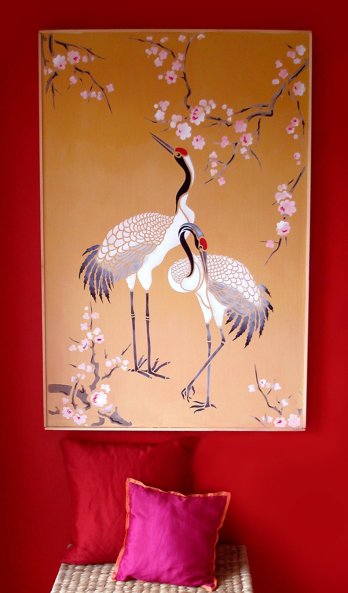 LARGE Standing Cranes Stencils © - Etsy Australia