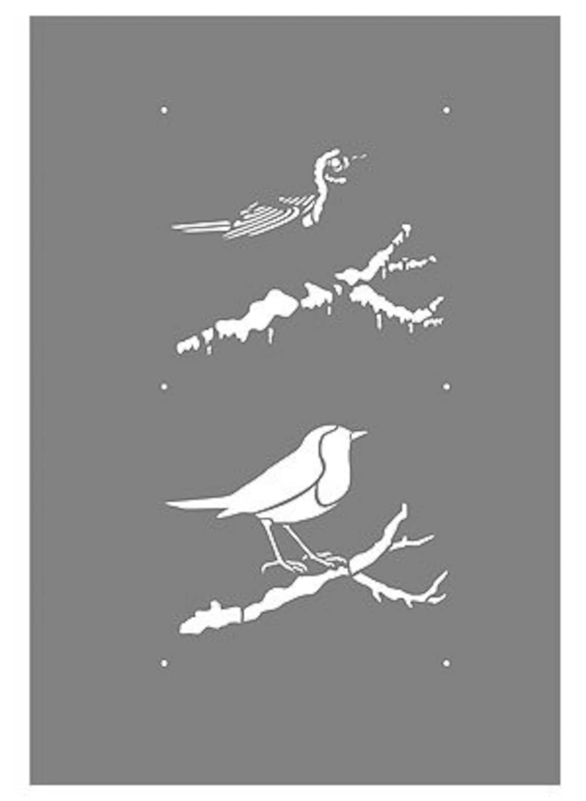 Robin Stencil© - Etsy