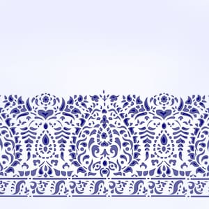 Gujarat Indian Border Stencil © - Etsy